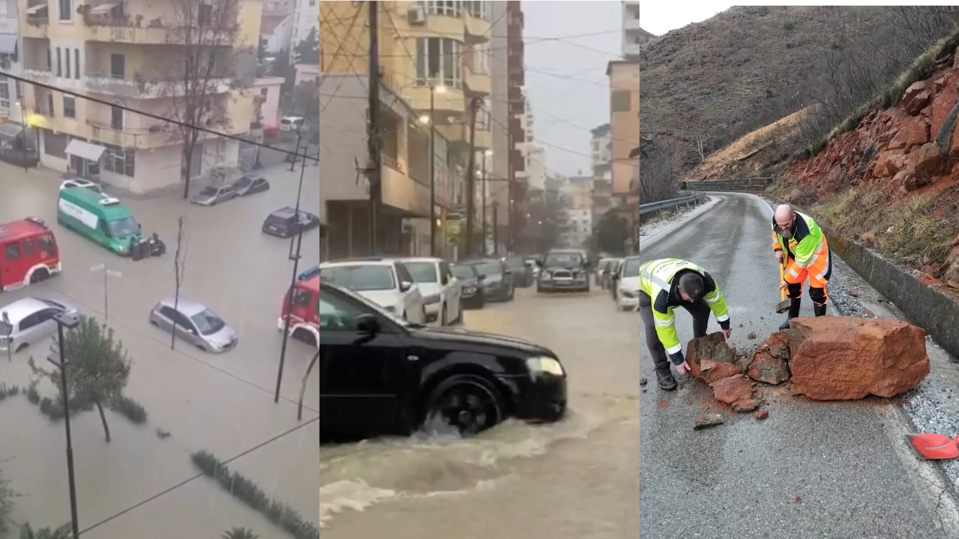 Moti i keq ‘godet’ Shqipërinë/ Përmbytet Durrësi, evakuohen 8 familje ...