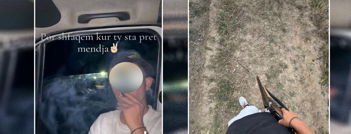 Me armë gjahu në dorë/ Çfarë postonte 14 vjeçari që vrau shokun në ...