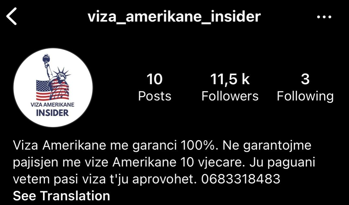 “Viza amerikane me garanci 100%”/ Njihuni me ‘kokën’ e grupit që ...