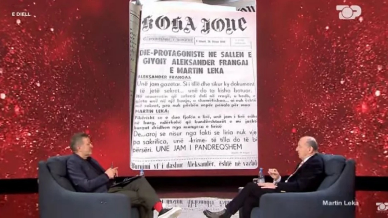 “Erdhe rrugaç?”, Martin Leka kujton burgun me Fatos Nanon dhe Ramiz ...