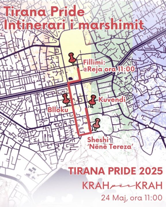 "Krah për krah"/ Komuniteti LGBTI+ marshim në Tiranë! Ja data dhe vendi ...