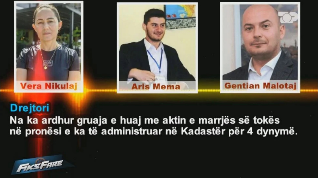 Skandali në Kadastrën e Lezhës ku drejtori kërcënonte qytetarët, reagon ...