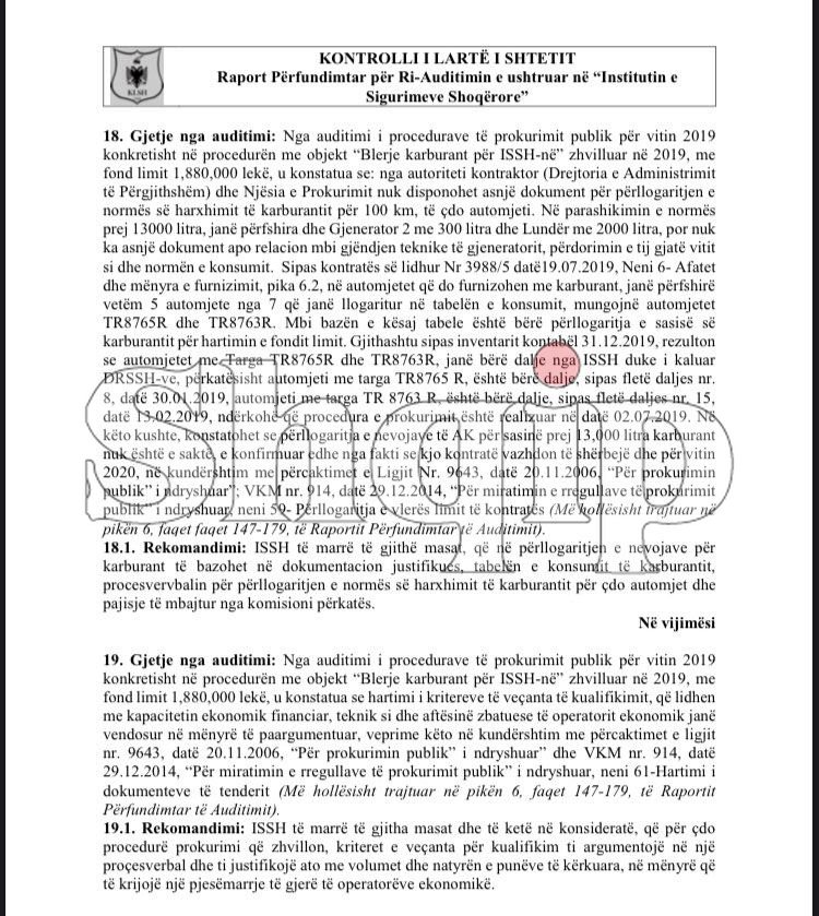 Ekskluzive! Raporti i KLSH: Astrit Hado i ISSH përvetësoi naftë për ...